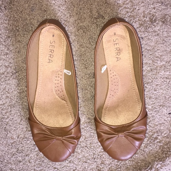 Serra | Shoes | Chestnut Bow Flats | Poshmark